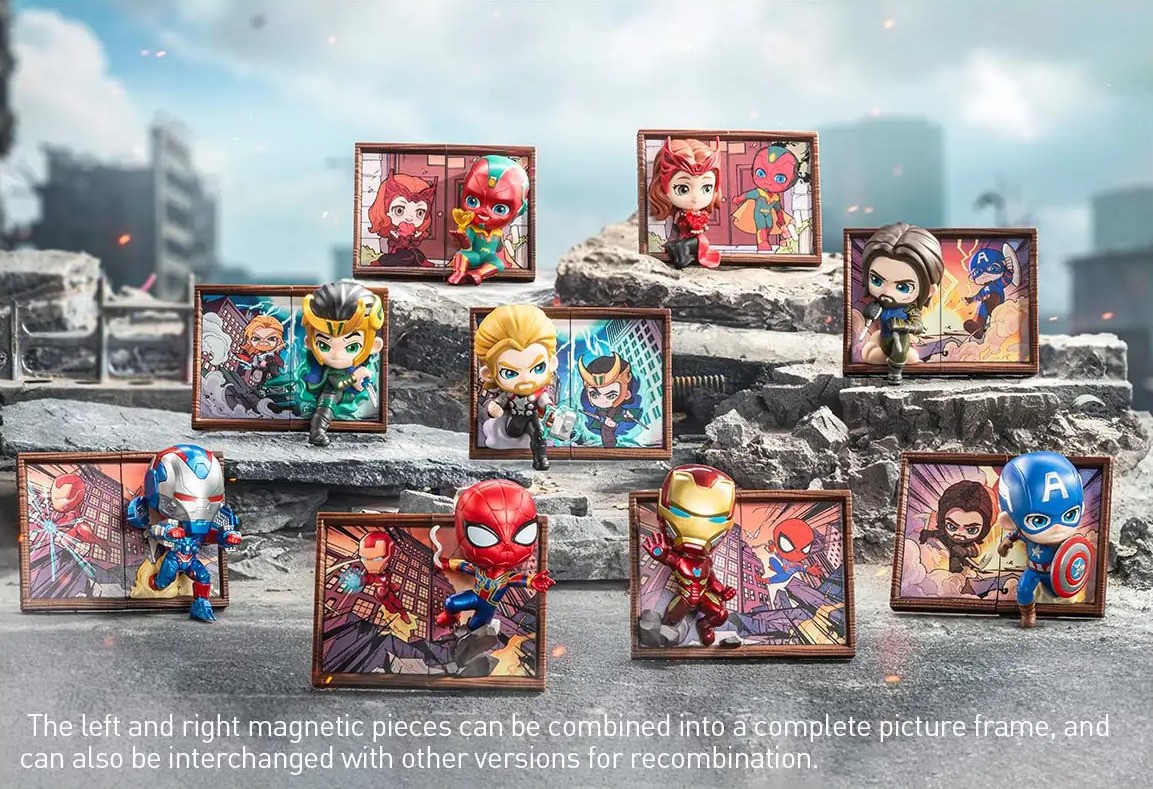 POP MART Avengers - Marvel Photo Frame Series Figures - Waifu ...